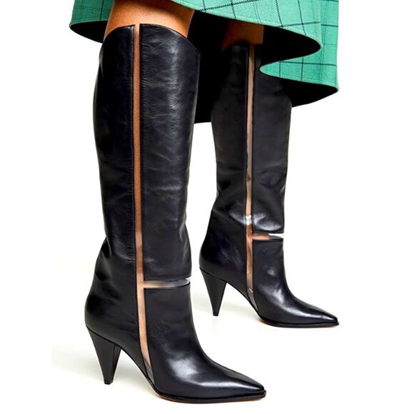 Alexandre Birman | Shoes | New Alexandre Birman Boots Dora Pvc Black ...